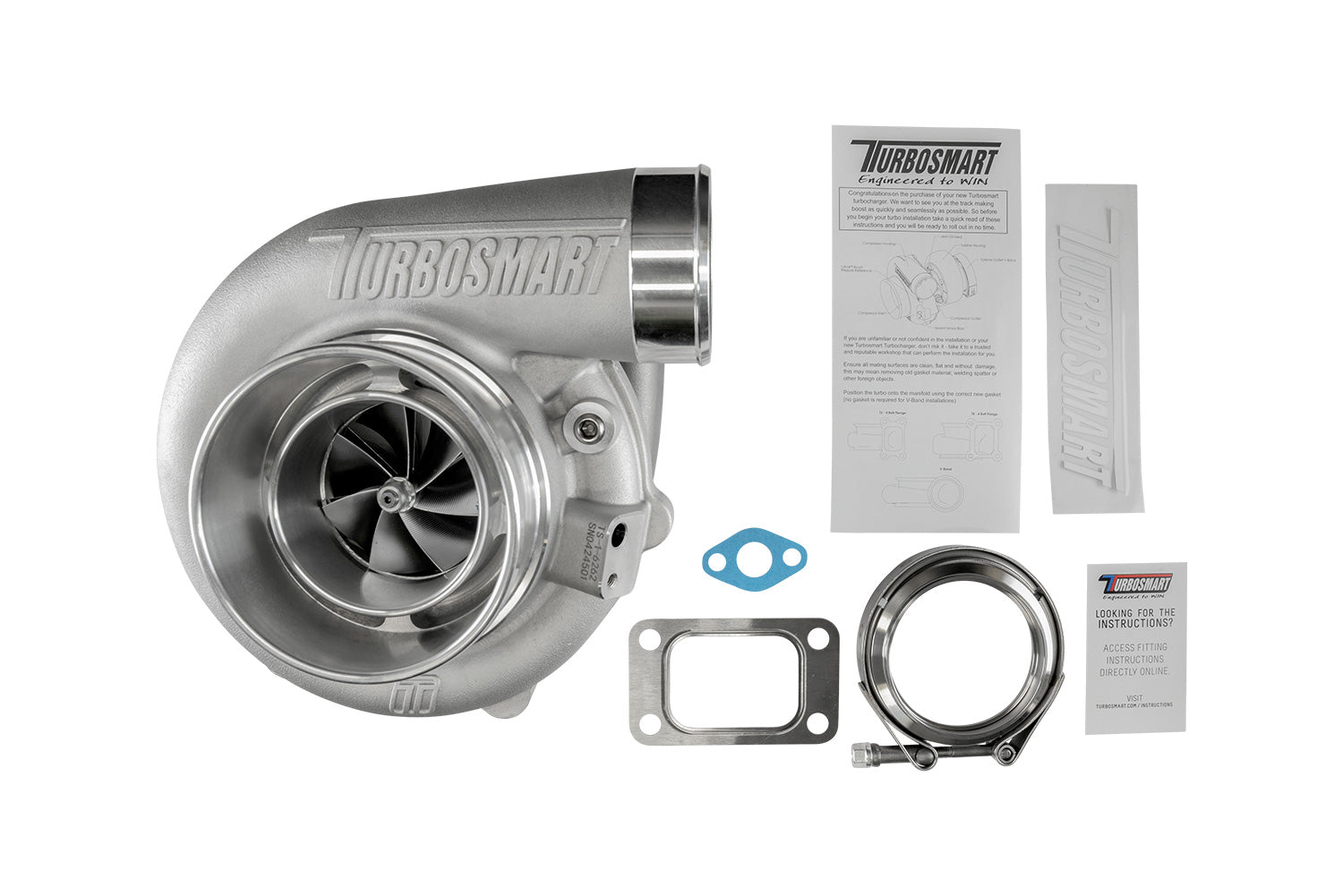 TS-1 Performance Turbocharger 6262 T3 0.63AR Externally Wastegated ...